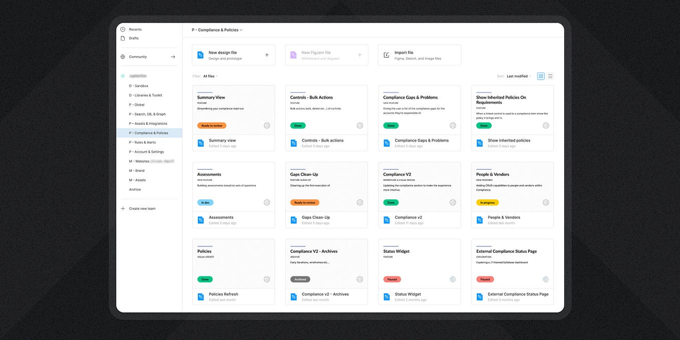 1 Figma file type. 7 types of work. | by Patrick Morgan | UX Collective