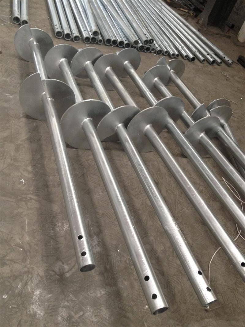 square bar shaft helical screw pile - Maggie Zhang - Medium