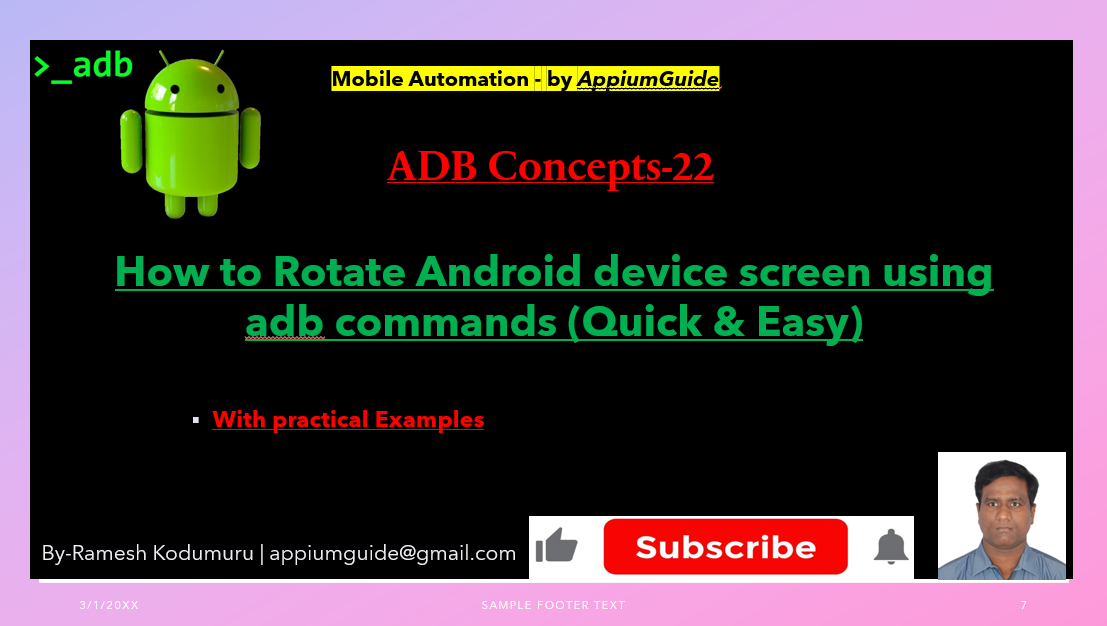 #111.Appium Concepts: Appium command-To Get device “date and time” for both iOS & Android | by ...
