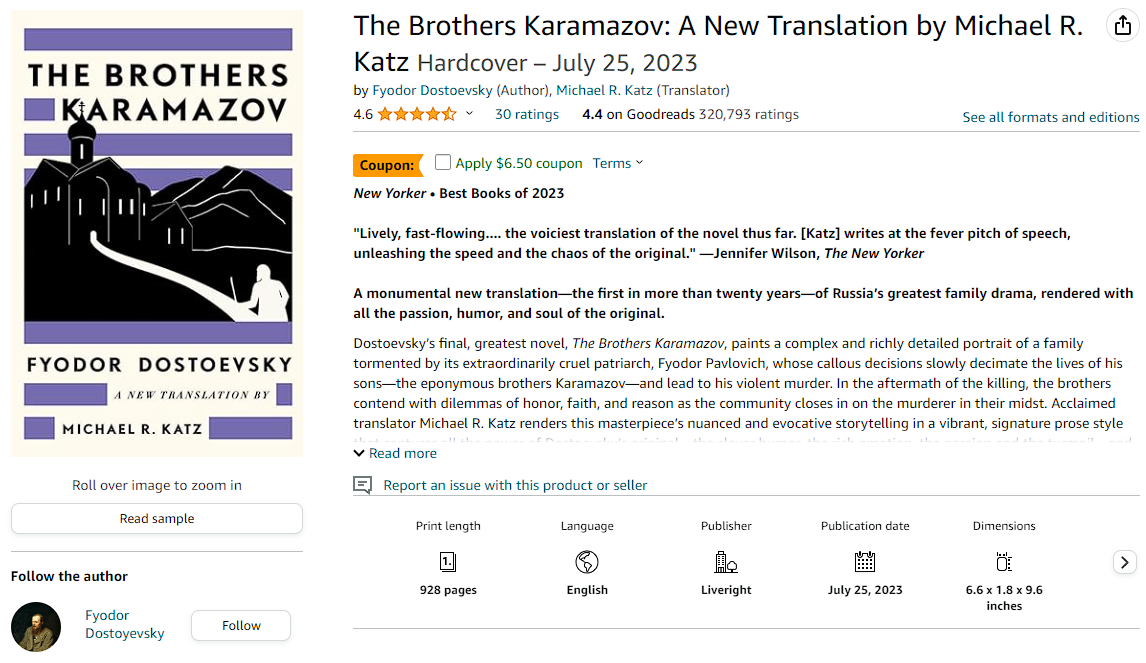 Club Karamazov. Next week will be our first book club. | by Eric Furrer ...