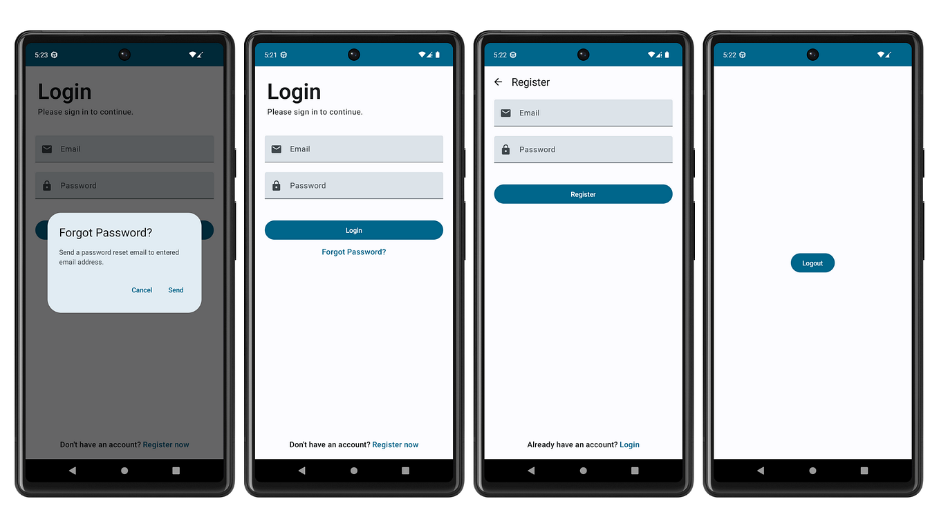 Android Firebase Authentication Sdk— Email And Password Login By 4810