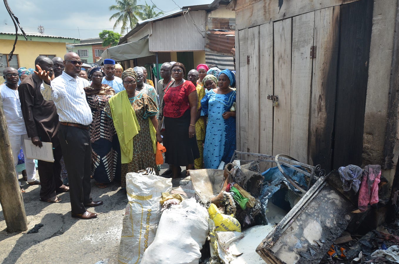 Bariga_lcda: The Sole Administrator, Prince Sanya Oshijo explaining and ...