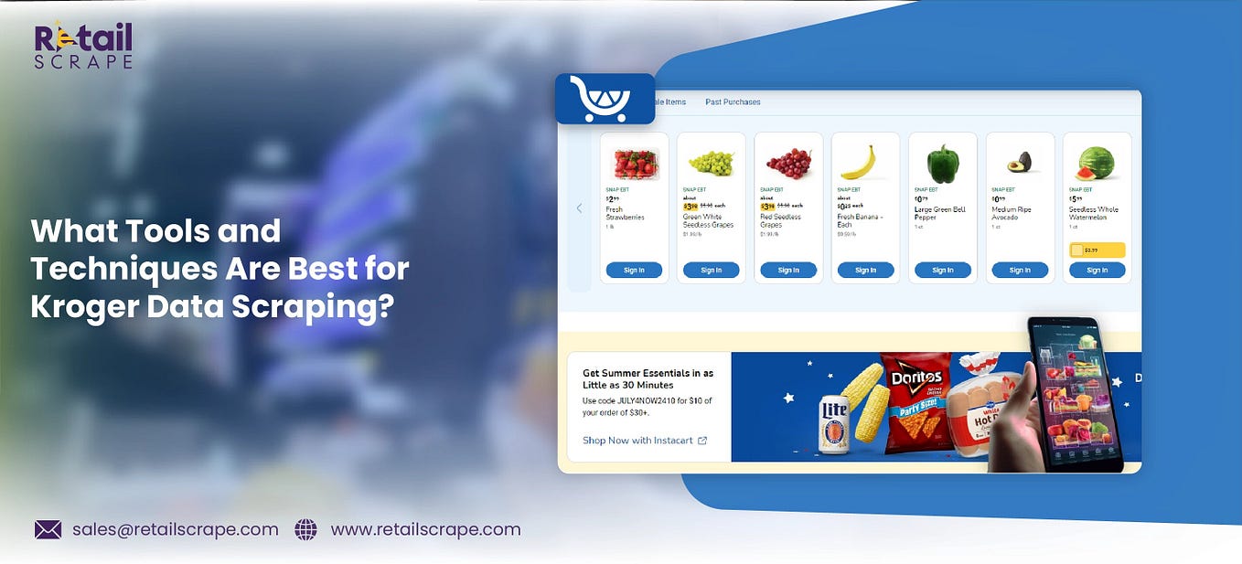 What Tools and Techniques Are Best for Kroger Data Scraping? | by ...
