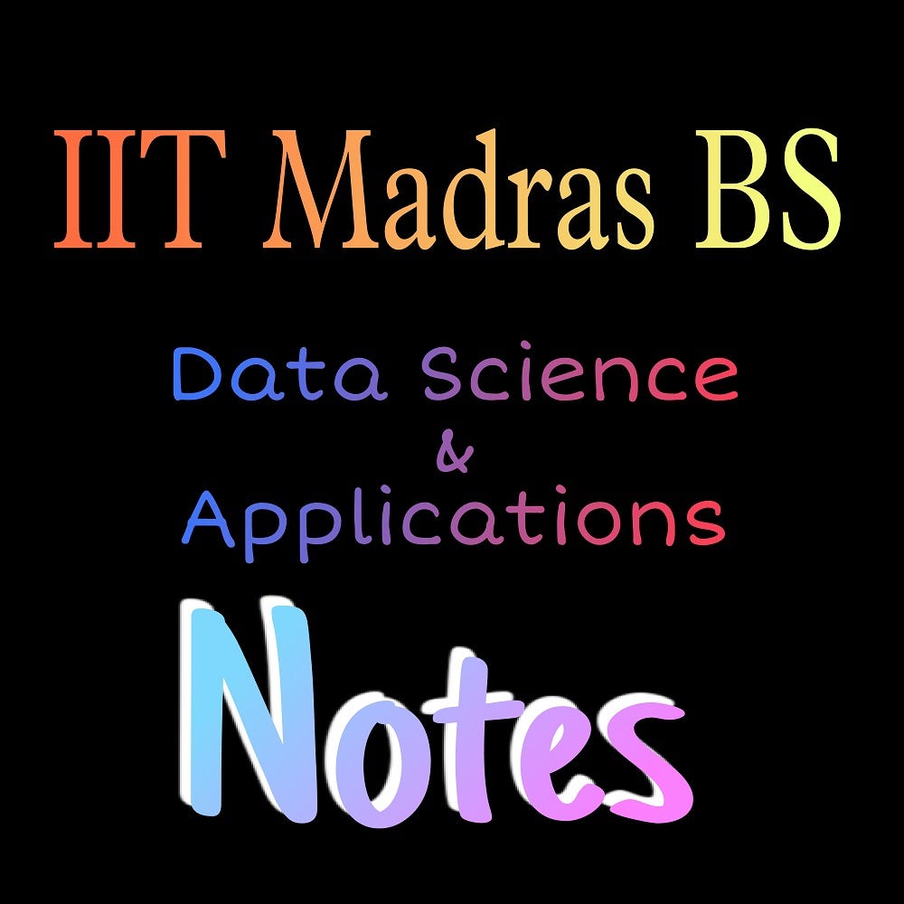 IIT Madras BS Data Science Qualifier ( IITM BS Qualifier ) | Medium