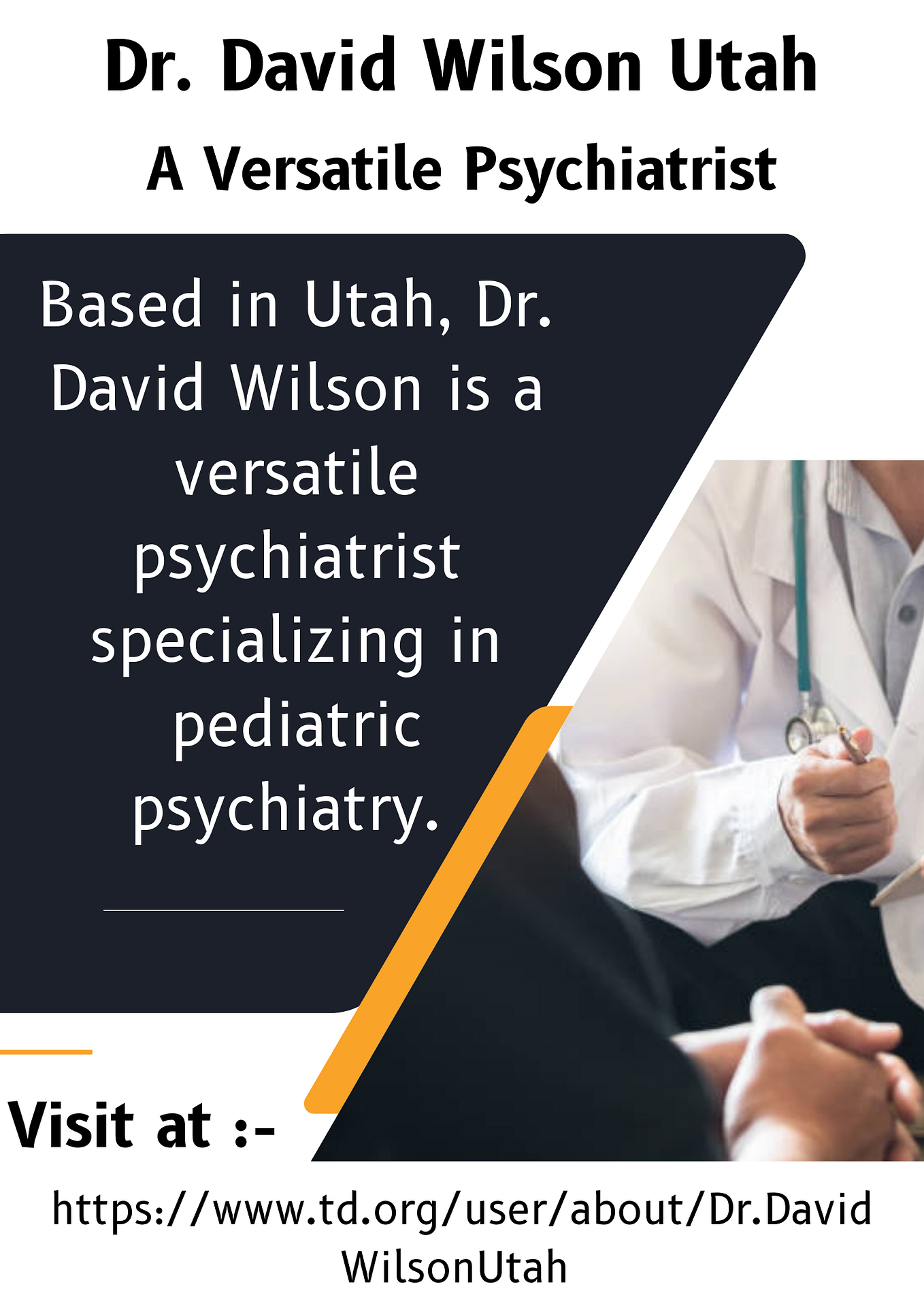 A Brief Introduction About Dr. David Wilson Utah - Dr. David Wilson ...