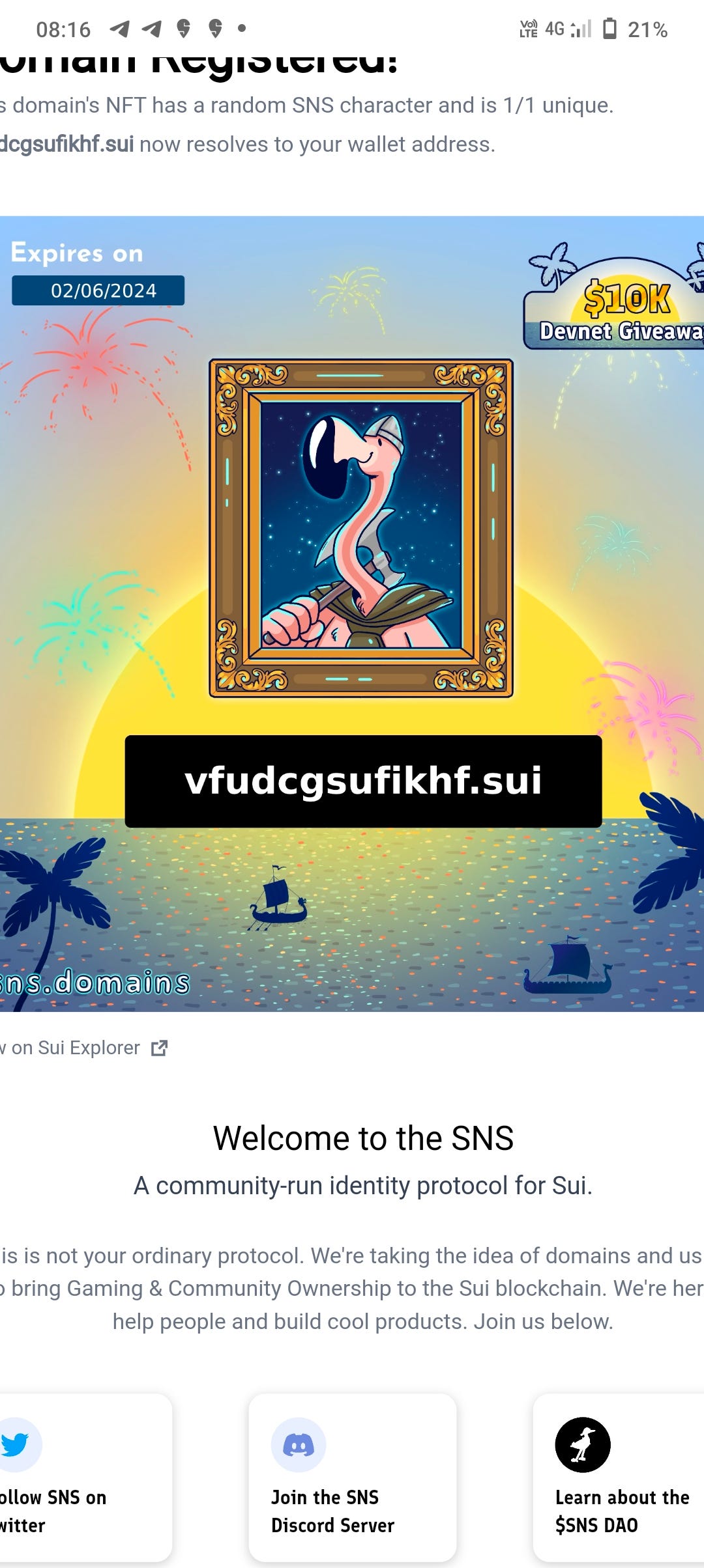 It's finally here! Join our Crew3 and earn your spot in the $SNS DAO🪄 ...