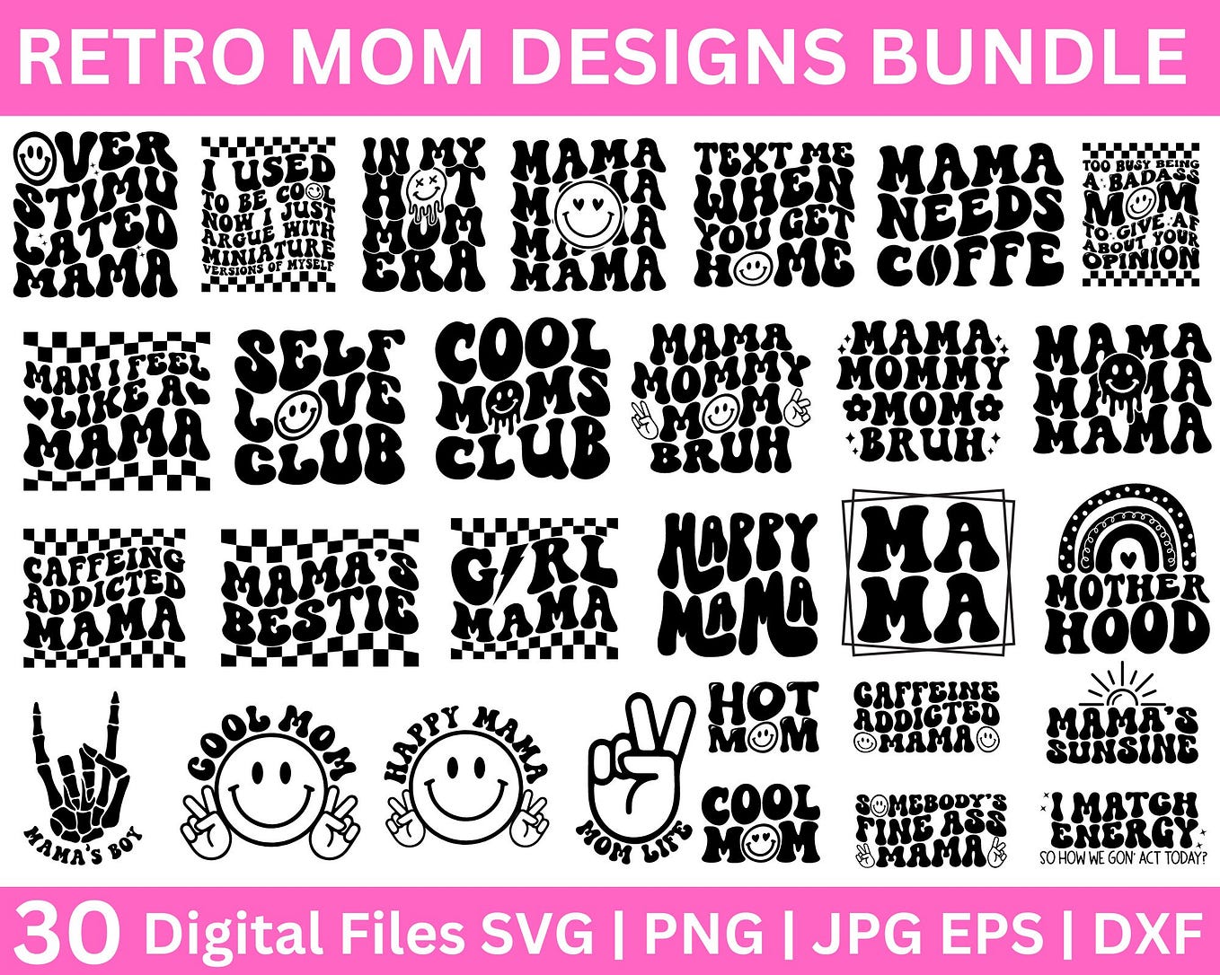 Mama Leopard Print Png Design Trendy Mama Varsity Png Retro Mama Png