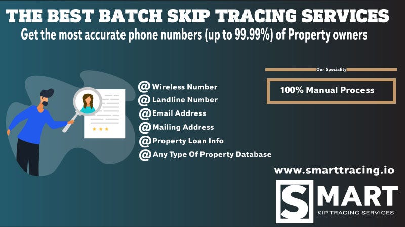 The Best Skip Tracing Services. The definition and meaning of “skip… | by Masud Rana | Medium