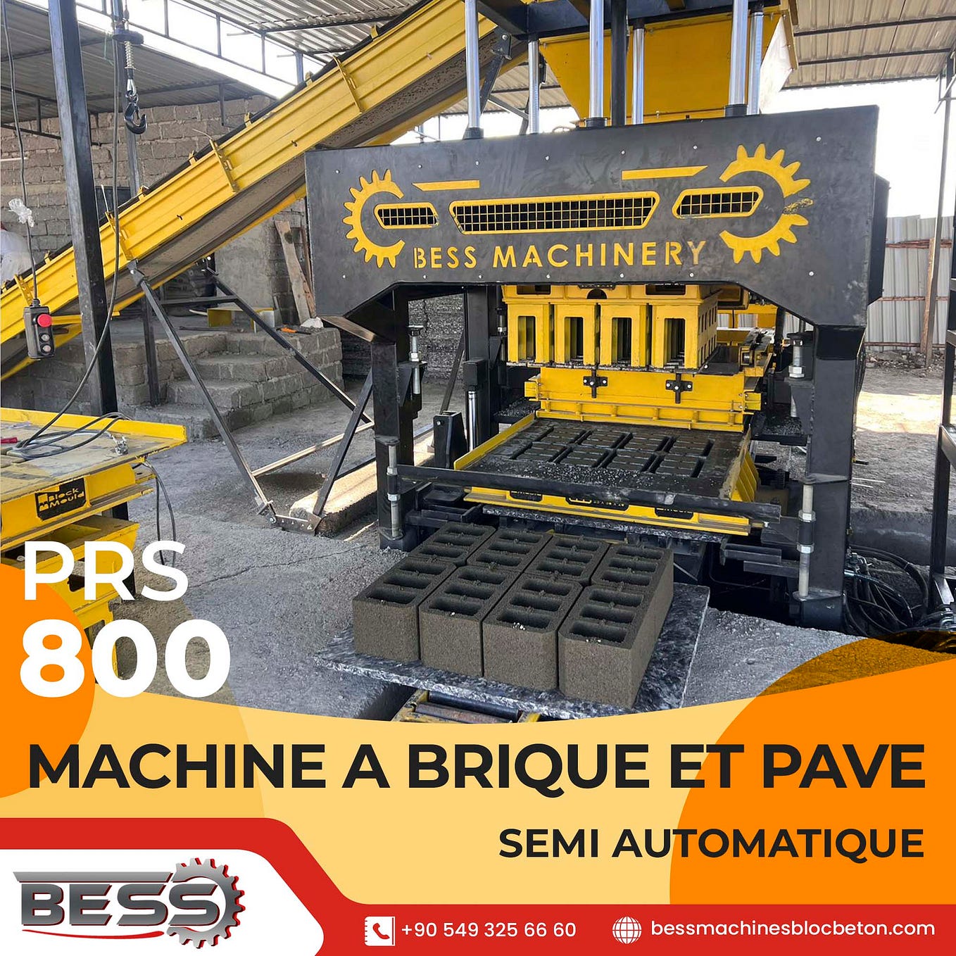 Machine a parpaings Prs 800 - VESS Machine FR - Medium