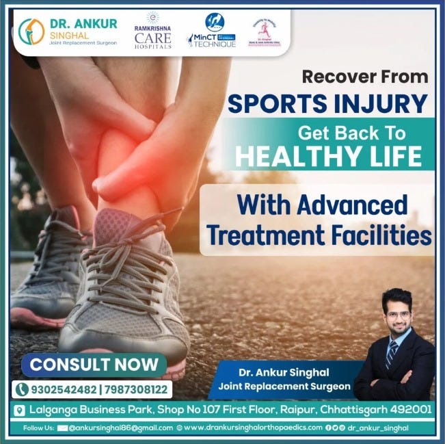 Best Joint expert in Raipur — Dr. Ankur Singhal - Dr. Ankur Singhal - Medium