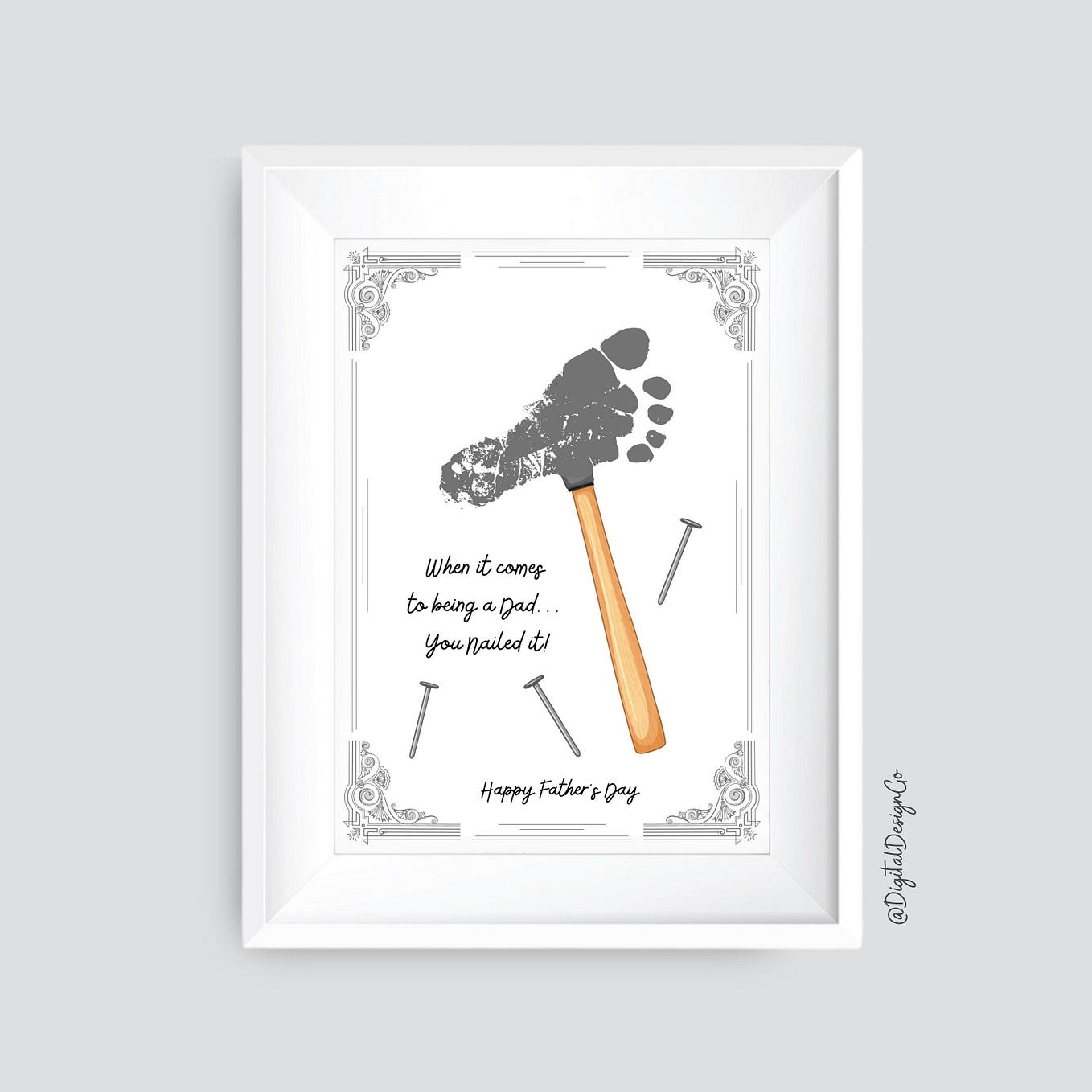 Dad You Are My Superhero Handprint Craft, Fathers Day Craft, Superhero ...