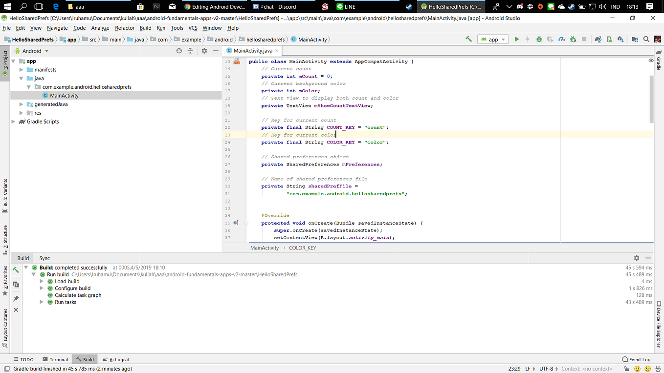 Android Developer Fundamentals V2 Lesson 3 | by Iruhamu | Medium
