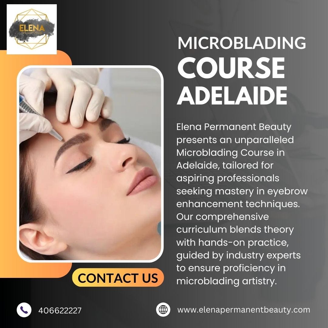 Microblading Course Adelaide - Elena Permanent Beauty - Medium