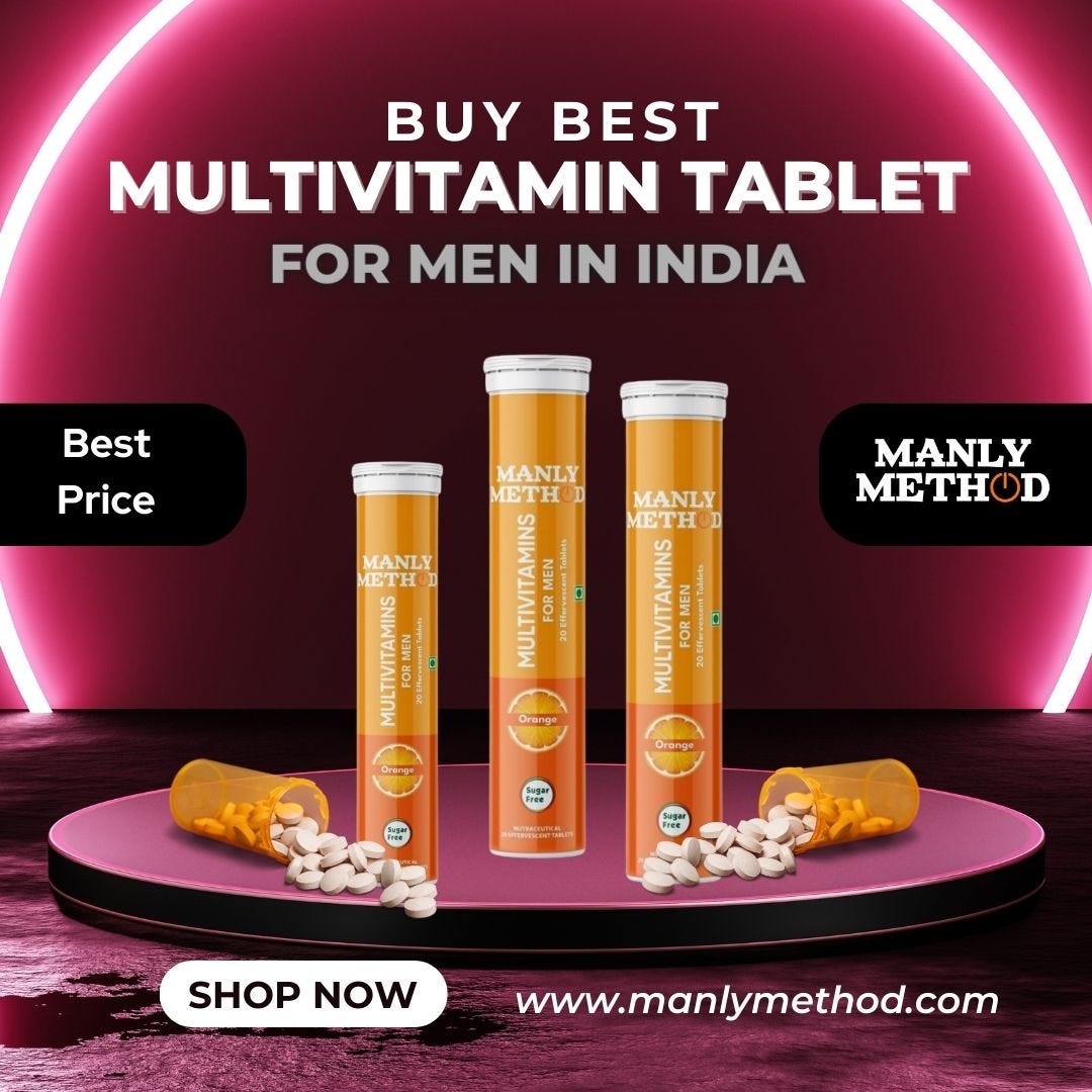 Natural Supplement Combo for Men - Manly Method - Medium