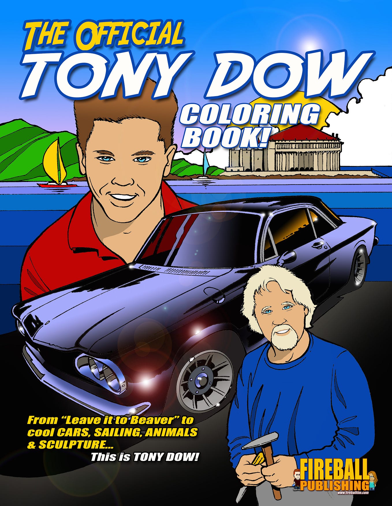 Official TONY DOW Coloring Book Cover Revealed!!! | by Fireball Tim ...