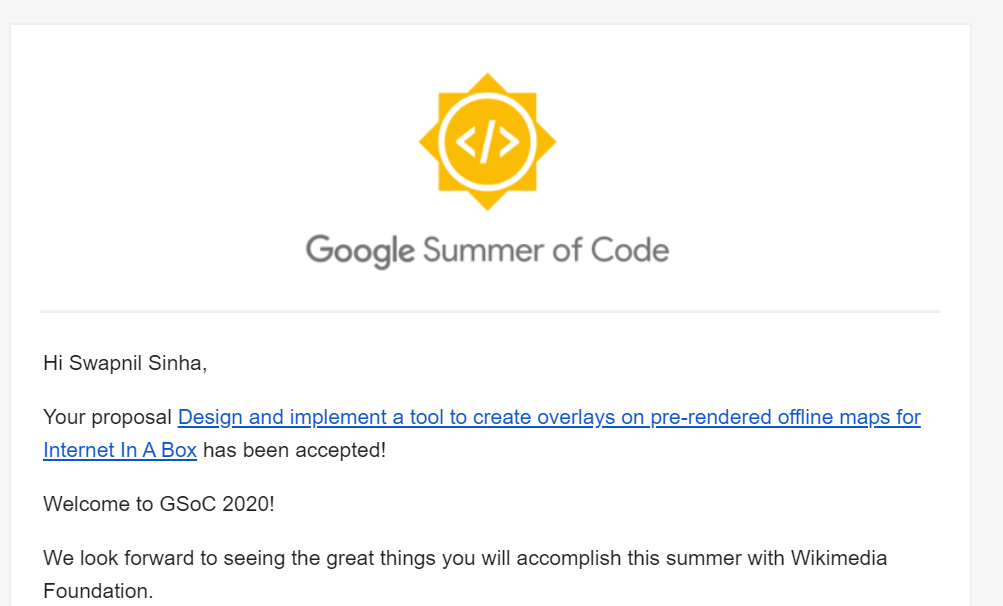 Coding Period Week 3 — Google Summer of Code | by Swapnil Sinha | Medium