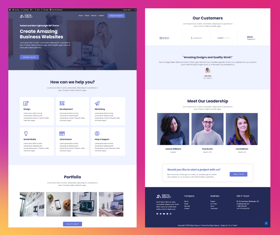 Portfolio Website Design - Imrul Tusher - Medium
