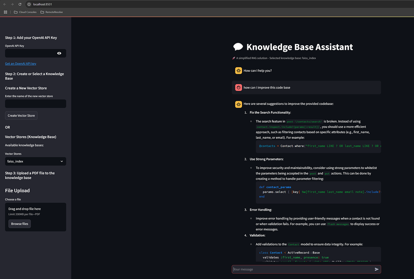 Program a RAG LLM Chat App with LangChain + Streamlit + *o1, GTP-4o and Claude 3.5 | by Enric ...