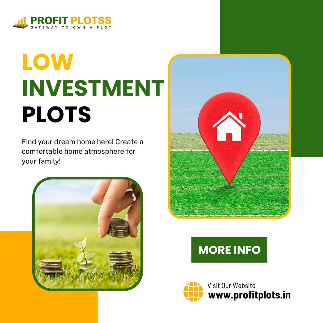 Low Investment Plots in Hyderabad | by Profitplots | Medium