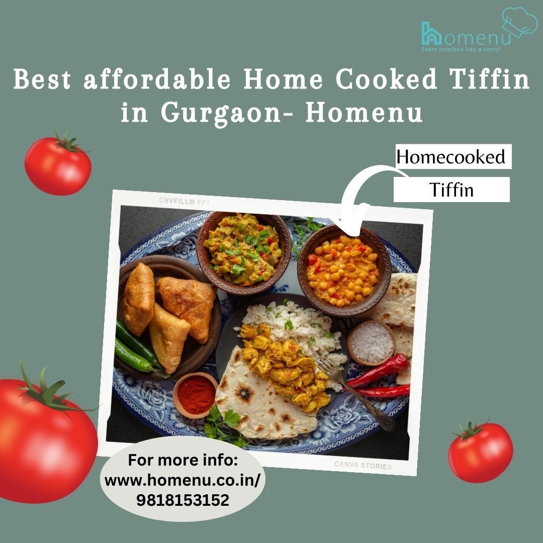 Get Best Homemade Tiffin in Gurgaon - Homenu - Medium