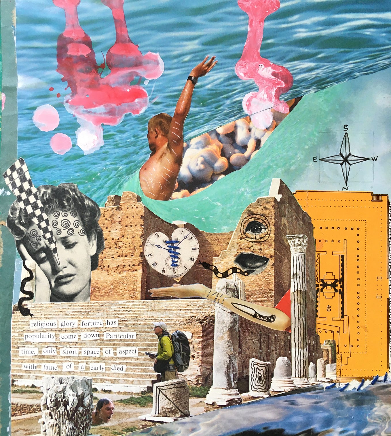 What Inside of My “Spiritual” Collage Artwork | by Yusrir Roisati | Medium