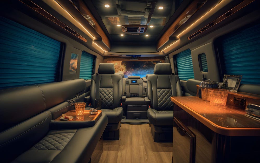 The Latest Mercedes-Benz Sprinter Luxury Van Interior Design Models ...