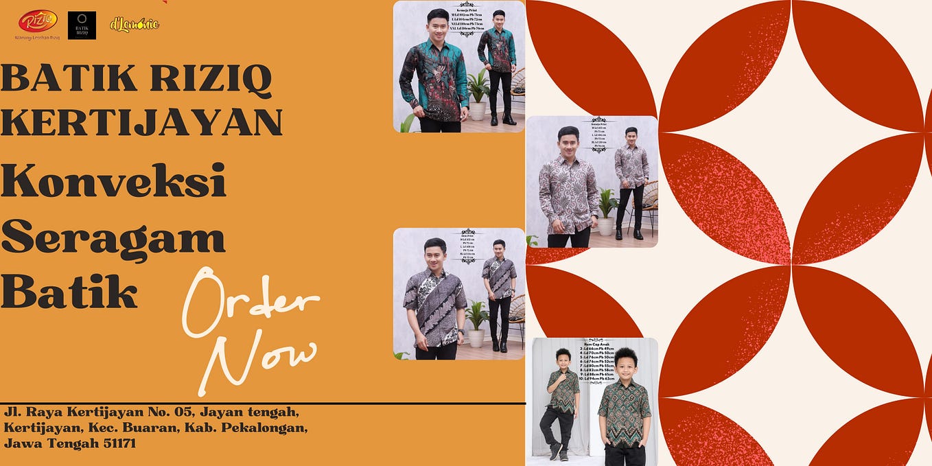 BERKUALITAS!, WA 0856–4282–0311, Konveksi seragam batik tk - Batik ...