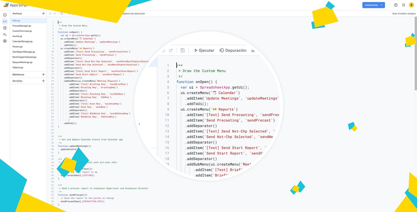 Google Apps Script para Producción: Introducción a las Macros | by ...
