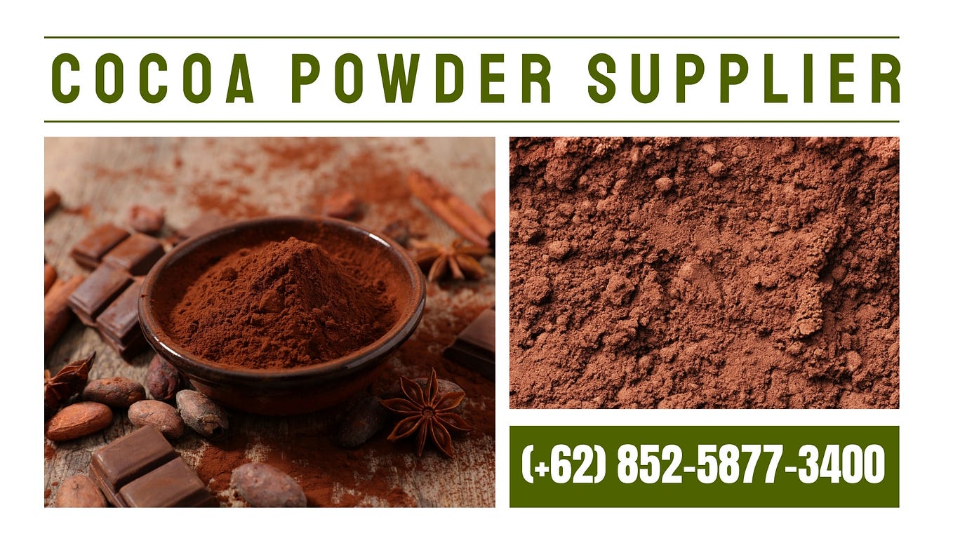 GOOD QUALITY!! (+62) 852–5877–3400, Supplier Of Organic Cocoa Powder In Australia, Supplier Of ...