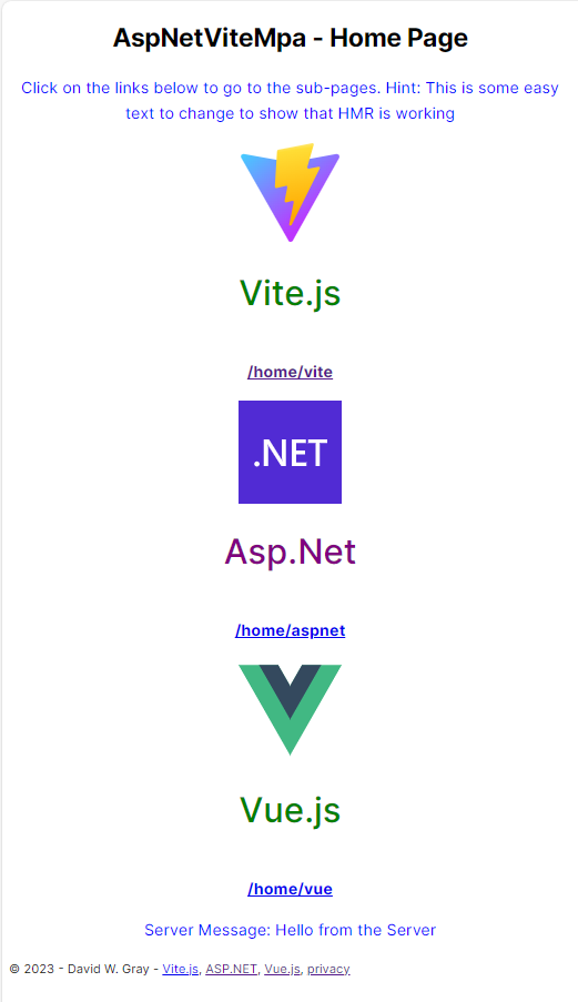 How to Build a True Multi-Page Website Using ASP.NET, VUE.js, Vite.js ... How to Build a True Multi-Page Website Using ASP.NET, VUE.js, Vite.js ...