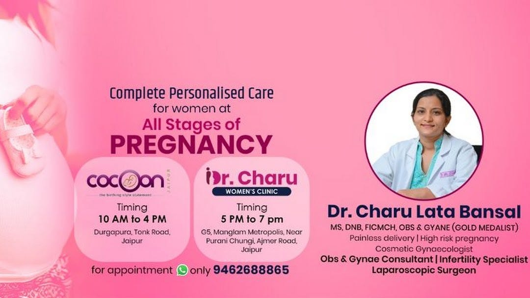 Best Gynaecologist Specialist in Jaipur - Dr. Charu Lata Bansal - Medium