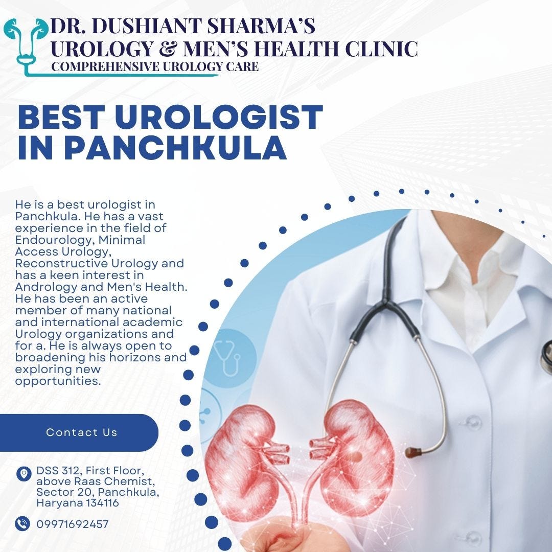 Navigating Urological Wellness in Panchkula: Best Urologist in ...