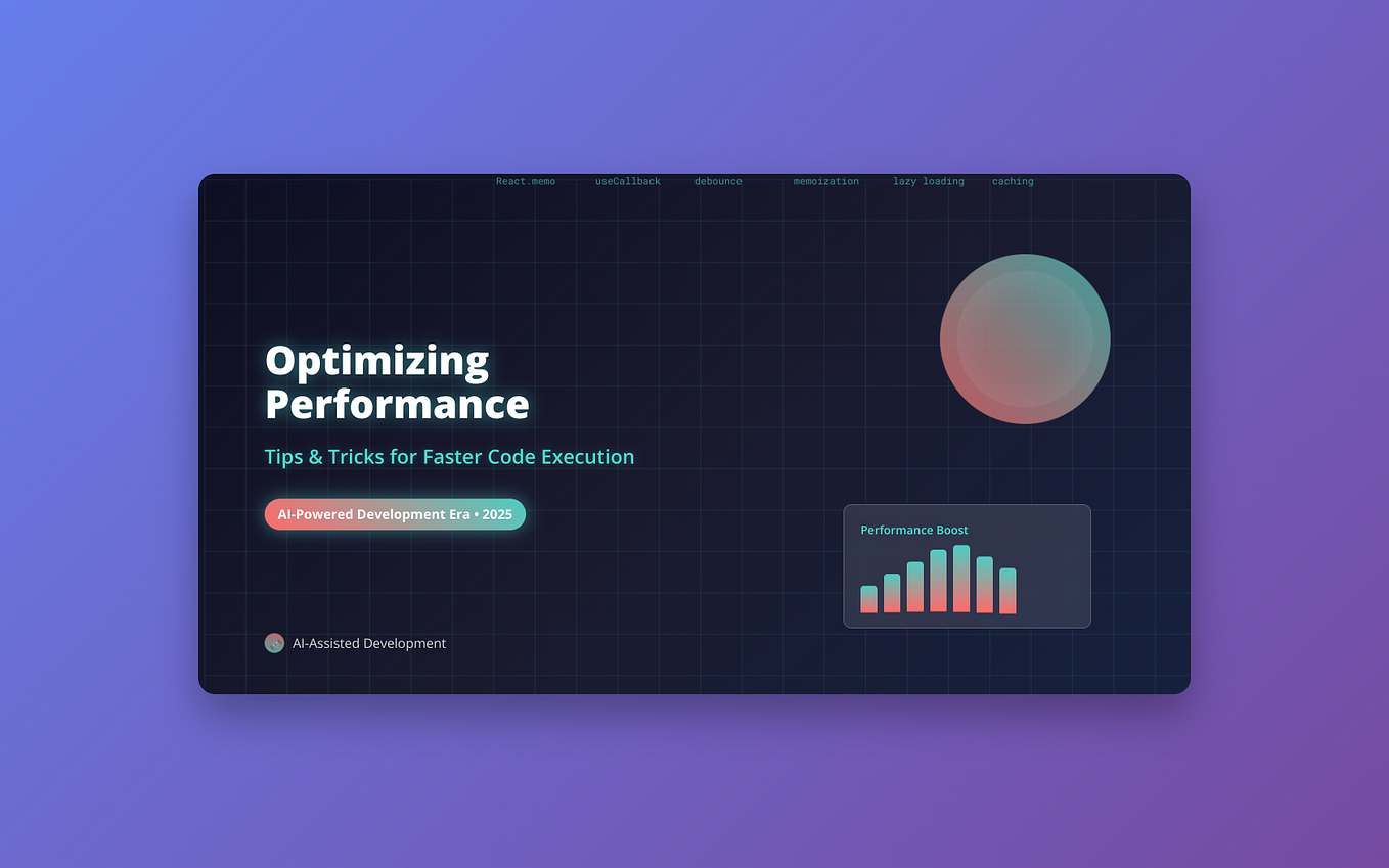 Optimizing Performance: Tips and Tricks for Faster Code Execution | by Shriram | Medium