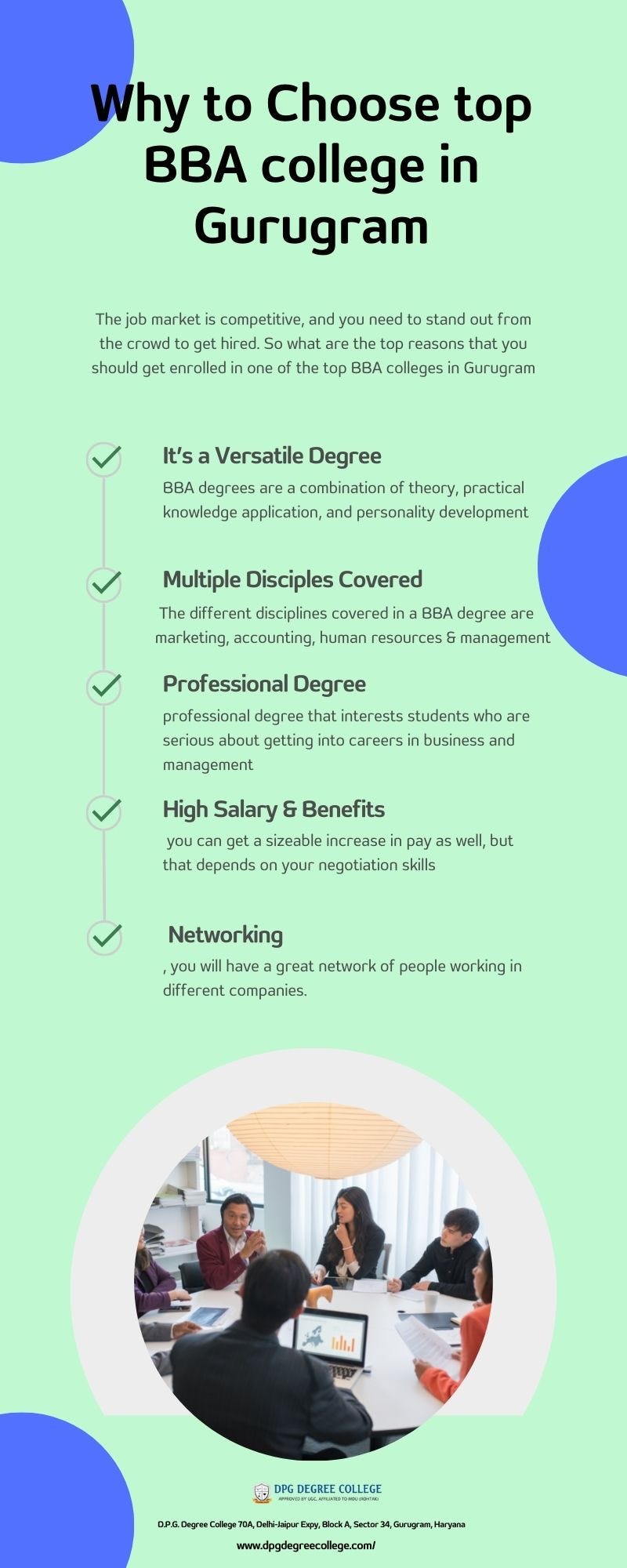 Enroll in Best MBA College In Gurugram | DPG Degree College - Dpg ...