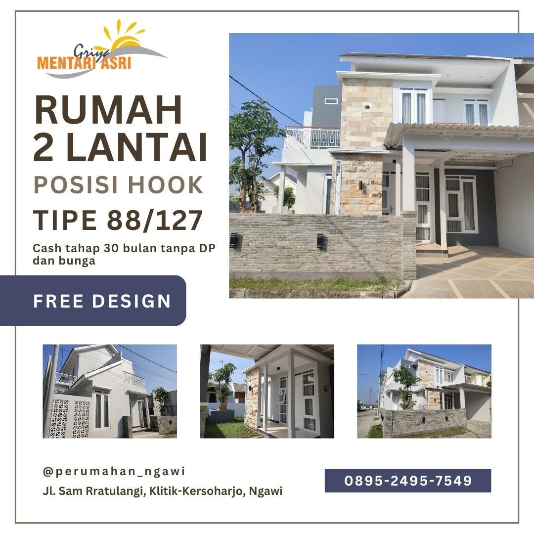 RUMAH MURAH NGAWI MINIMALIS. Namun, tingginya harga rumah seakan… | by ...