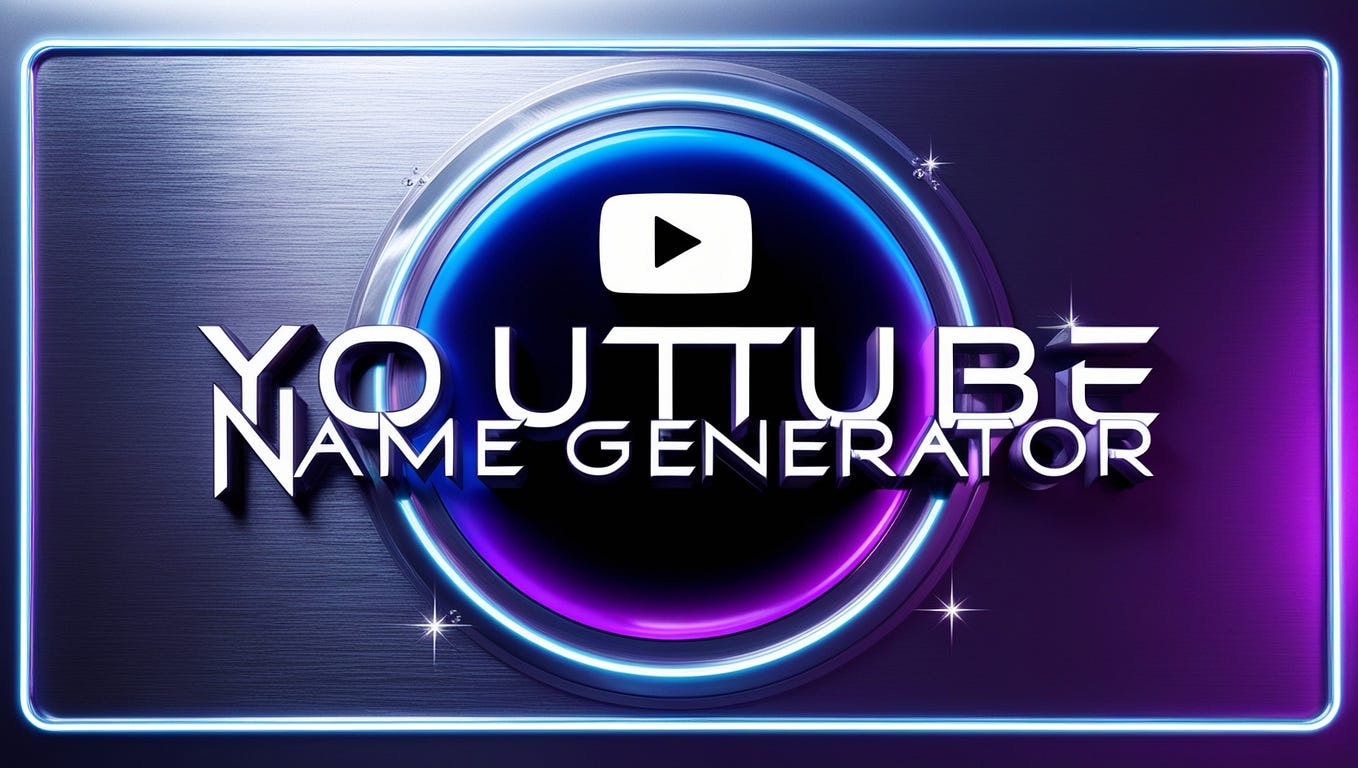 Cool YouTube Name Generator: Find the Perfect Name for Your Channel ...