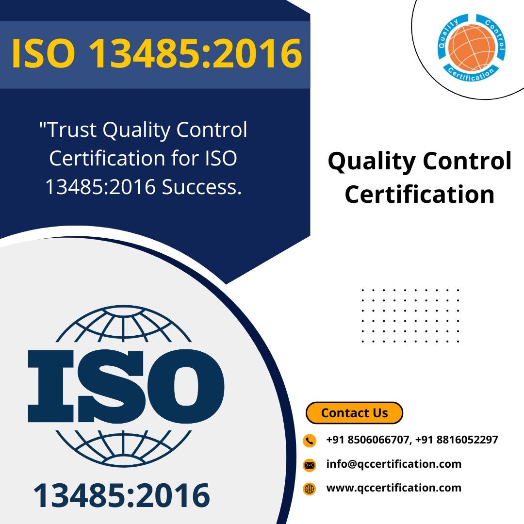 ISO 13485 2016 Certification | QC Certification - Sandeep - Medium
