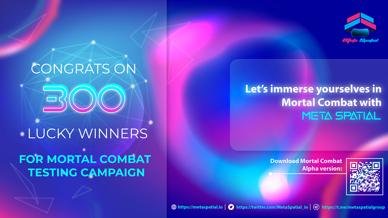 Winners for the 1st Testing Campaign: Meta Square | by Meta Spatial ...