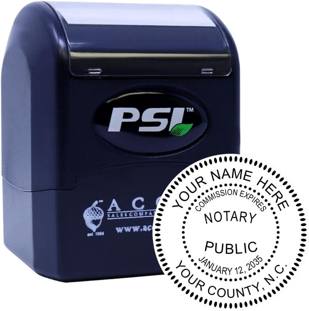 Pre-Inked North Carolina Notary Public Stamp | by Acorn Sales | Aug ...