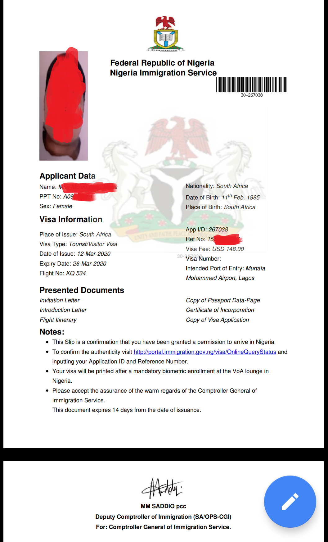 Letter of Invitation to Nigeria for Visa | Medium