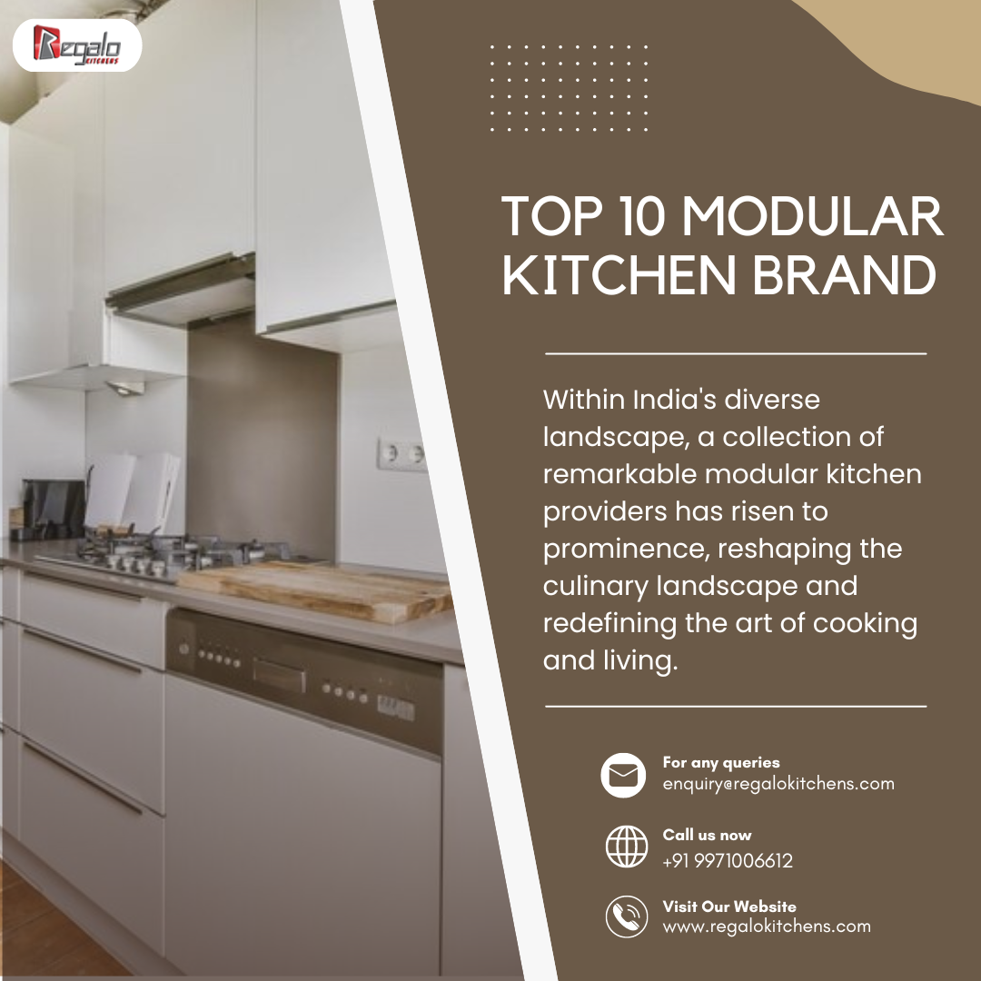 Top Modular Kitchen Brand - Regalo Kitchens - Medium