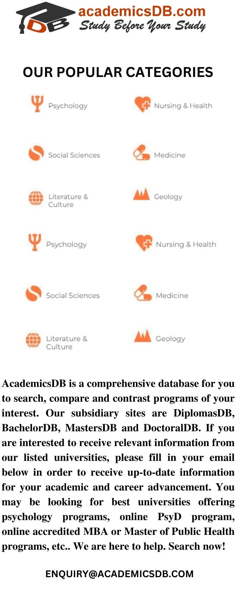 Master Of Public Health | Academicsdb.com - Academicsdb - Medium