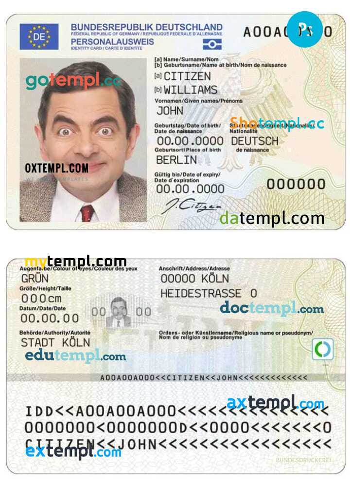 Argentina Id Card Template In Psd Format Fully Editable With All