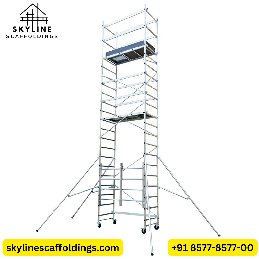Aluminium Scaffolding on rent in Gurugram - Skyline Scaffoldings - Medium