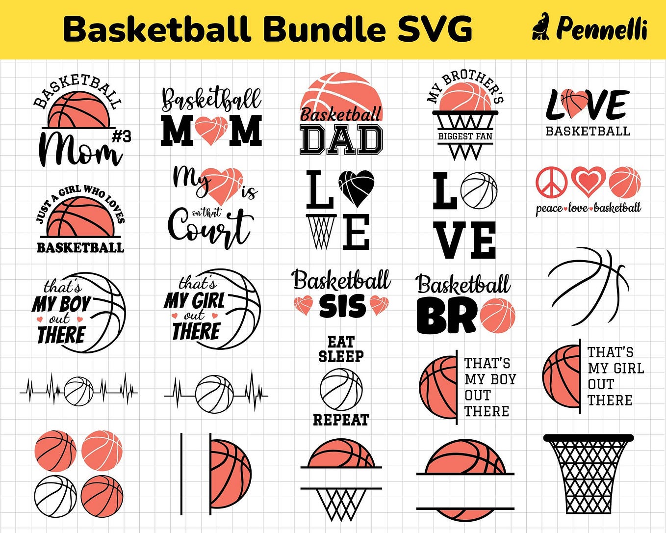Basketball Svg, Your Mascot Svg, Custom Name Svg, Digital Download ...