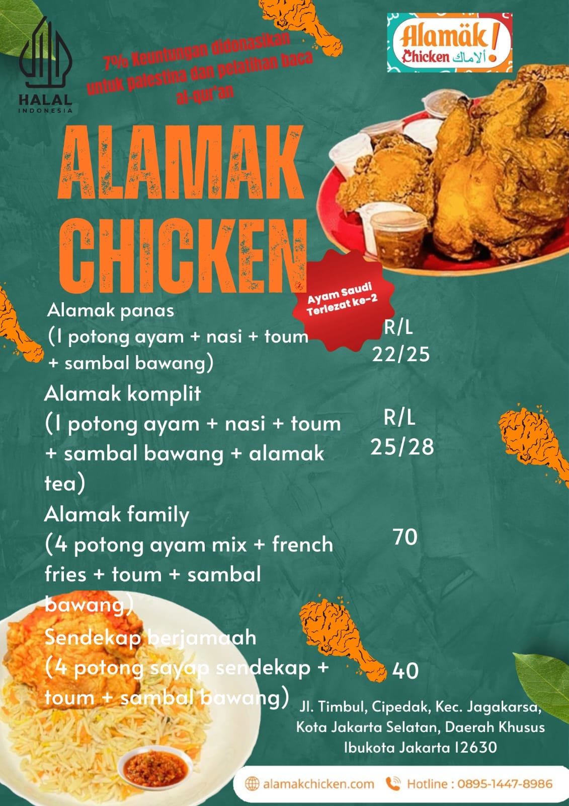 HARGA TERMURAH, Call 0831–7254–7314, Menyediakan Alamak Chicken Area ...