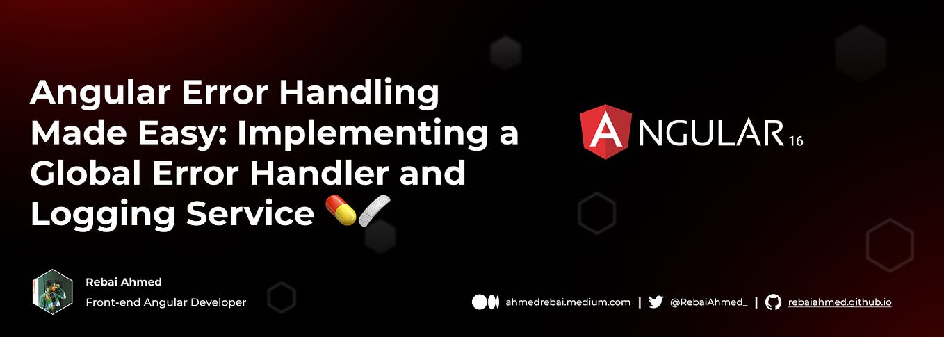 HTTP Error Handling in Angular. HTTP errors are common in Angular while… | by Maria Zayed ...