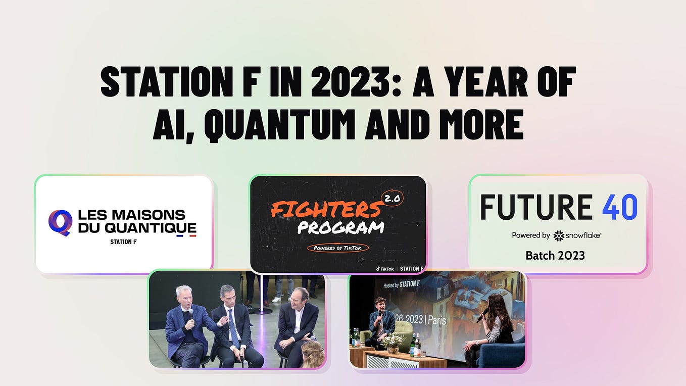 Introducing the new Fighters Program at STATION F | by Roxanne Varza ...