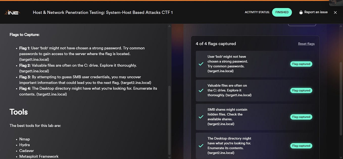 Host & Network Penetration Testing: The Metasploit Framework CTF 1 | by ... Host & Network Penetration Testing: The Metasploit Framework CTF 1 | by ...