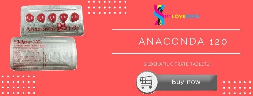Anaconda 120 for Sensual Weakness and Impotence Treatment | by ...